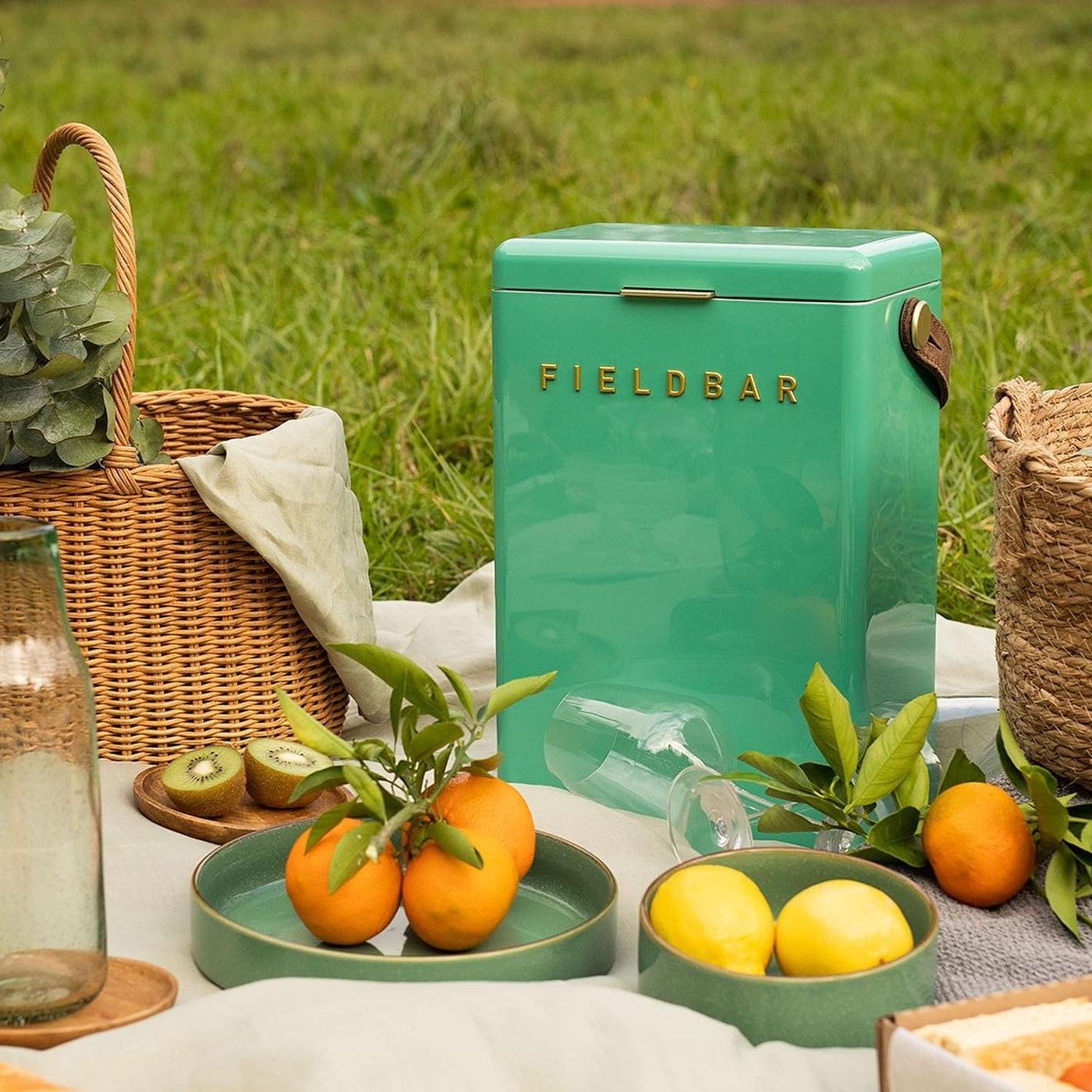 Fieldbar Drinks Box 10L Cooler -Parisian Green