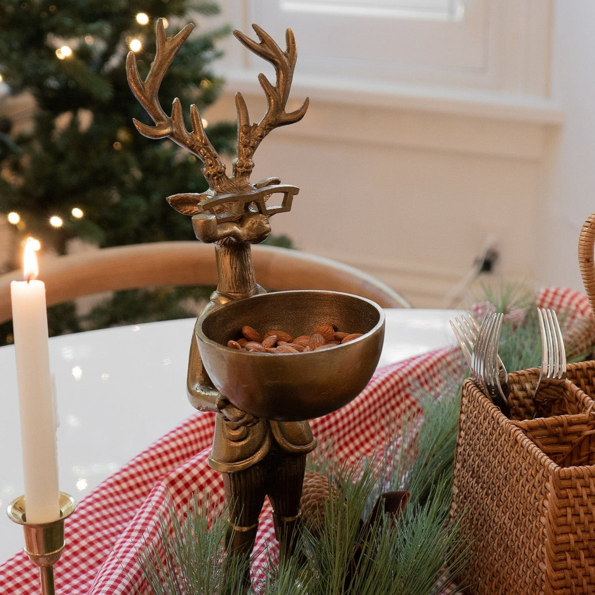 Whimsical Frankie the Deer Dish Stand