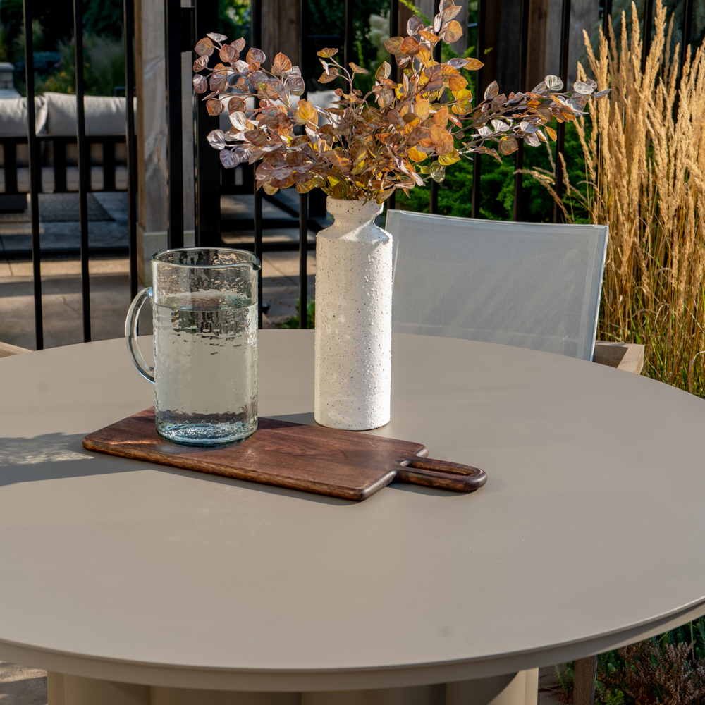 Lotus Dining Table - Putty Taupe