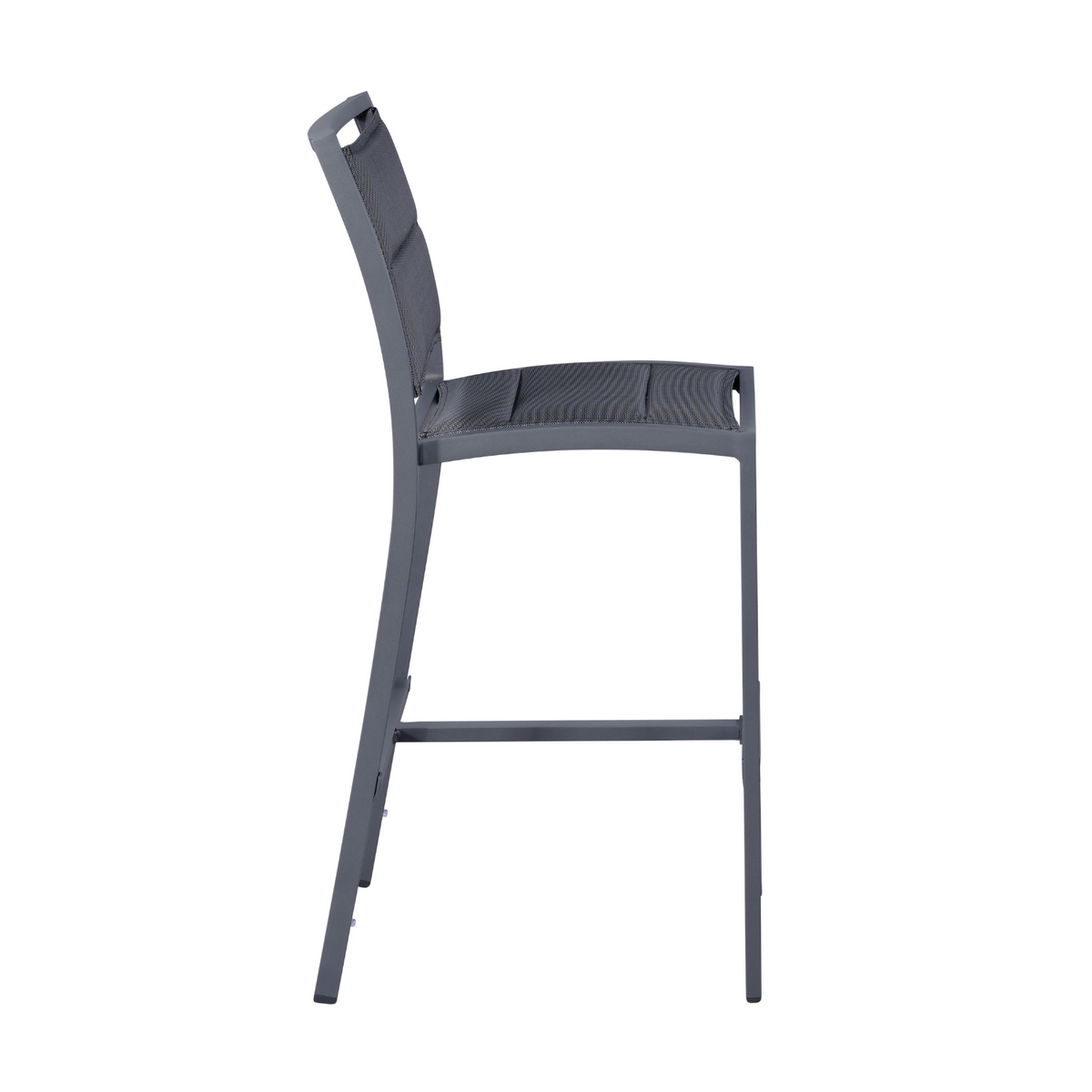 Mesa Padded Sling Graphite Bar Stool – Hauser Company Stores