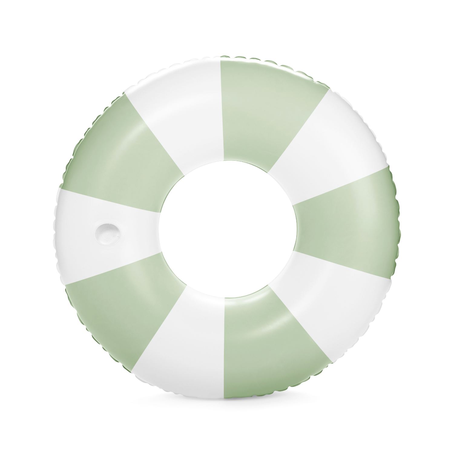 Candy Striped Green/White Pool Float