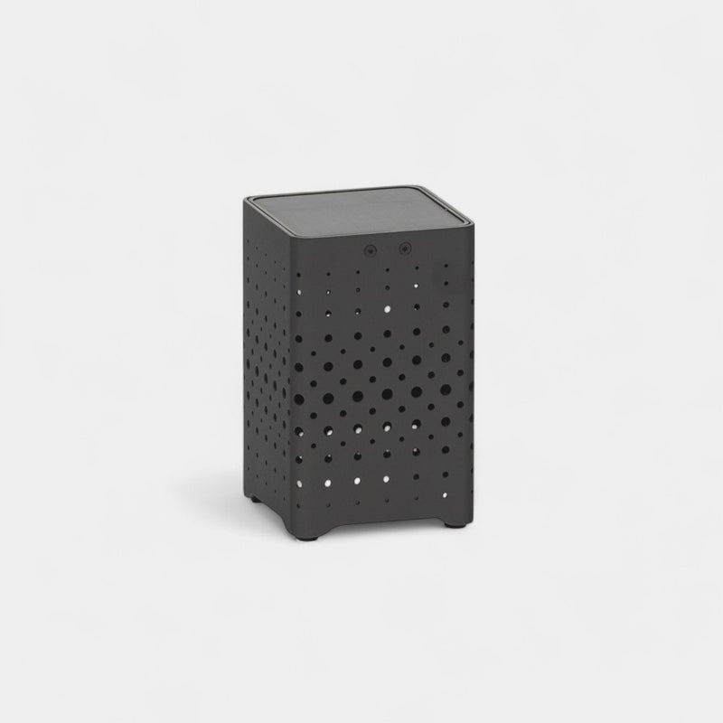 Beams Charcoal Solar Outdoor Lamp