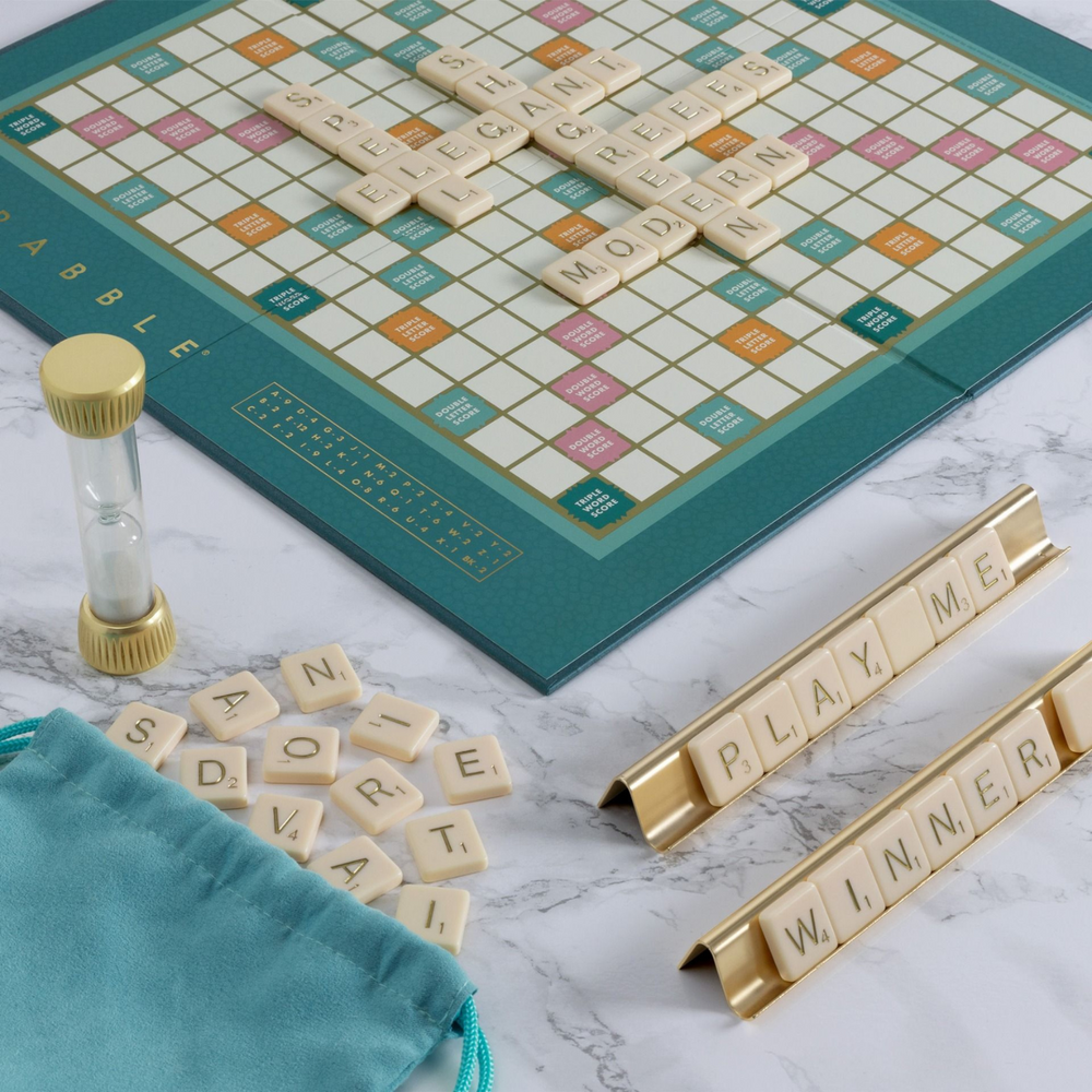 Scrabble Blue Foldable Game Board