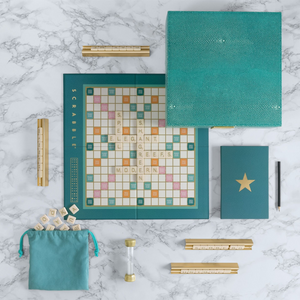 Scrabble Blue Foldable Game Board