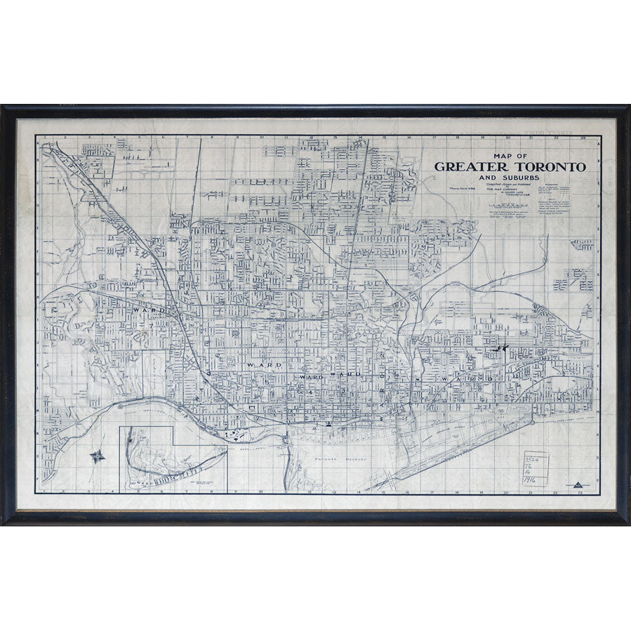 Greater Toronto Map Wall Art – Hauser Company Stores