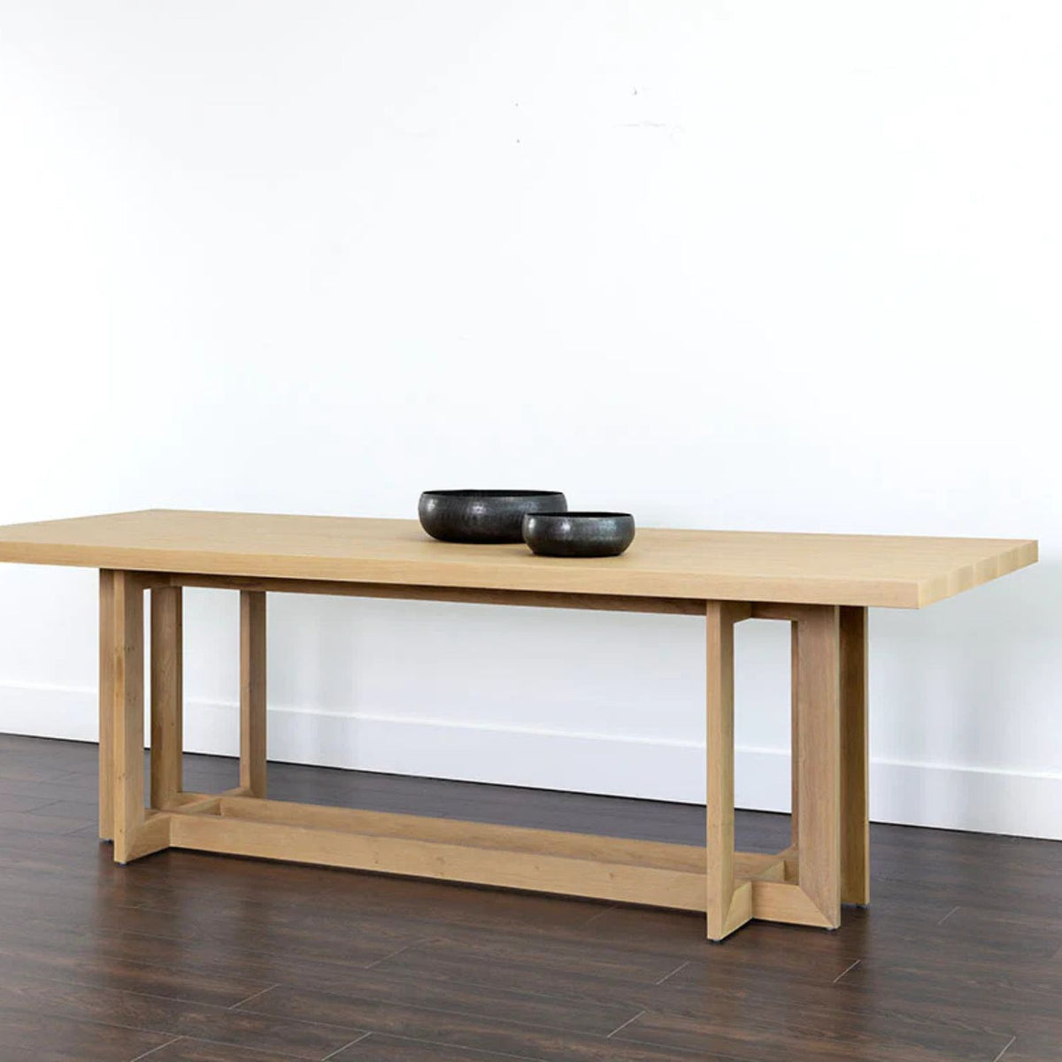 Linear Rectangular Natural Dining Table – Hauser Company Stores