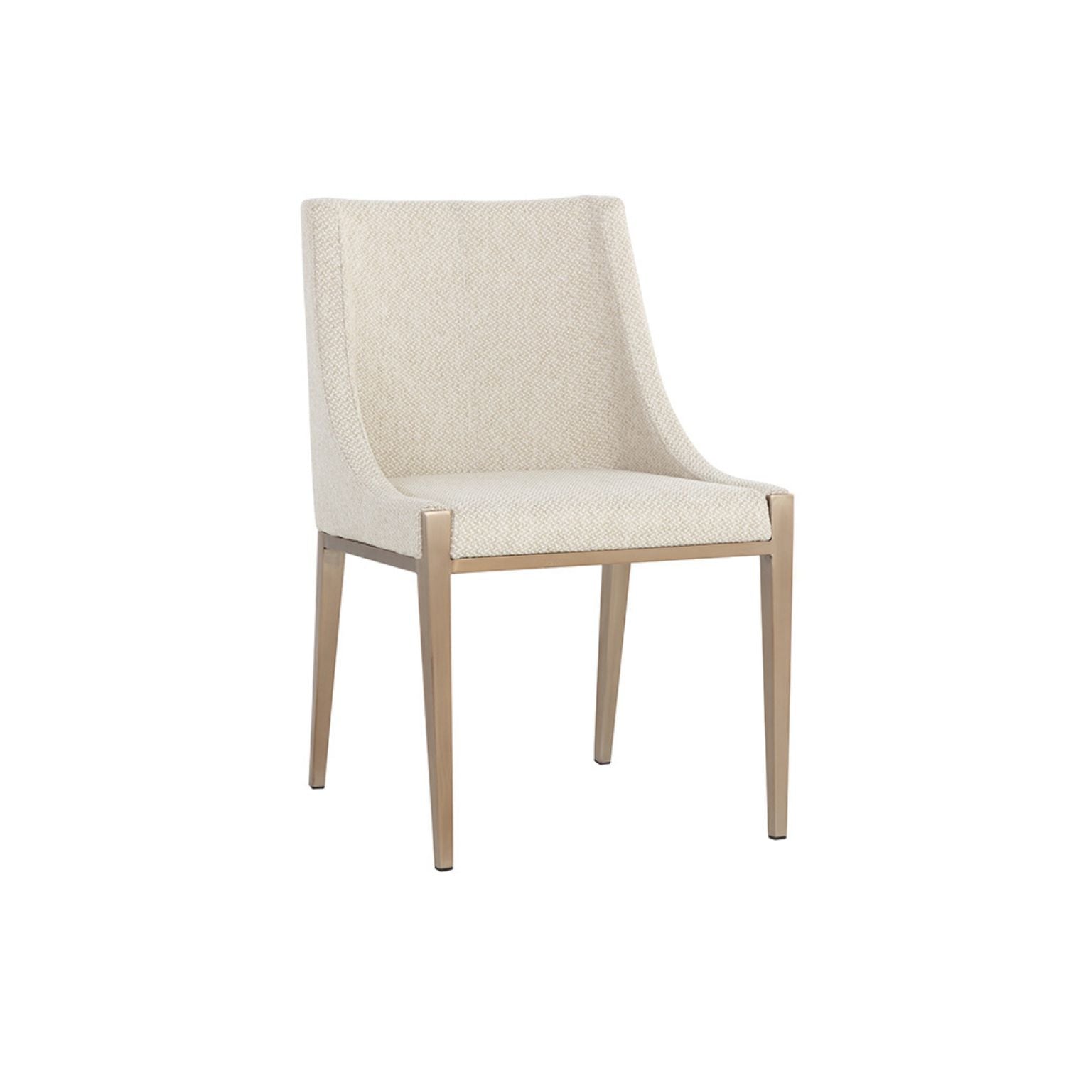 Slope Oatmeal Dining Side Chair